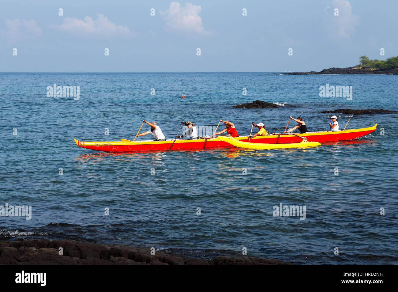 Outrigger, Kona, Big Island, Hawaii Stock Photo - Alamy