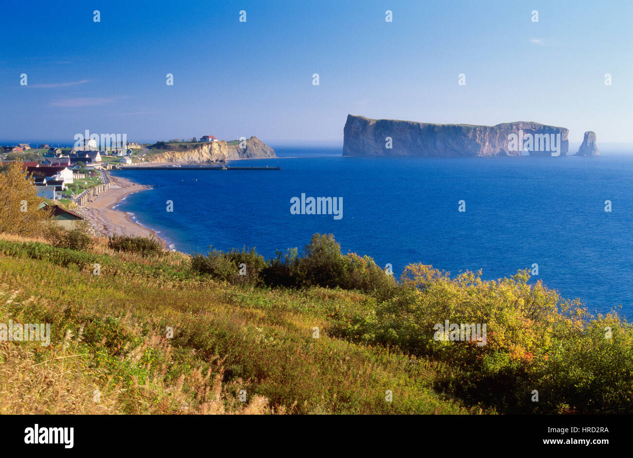 Town of perce and perce rock hi-res stock photography and images - Alamy