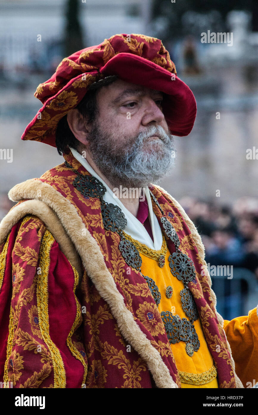 images of the Roman Carnival, held in Piazza del Popolo in Rome, with ...