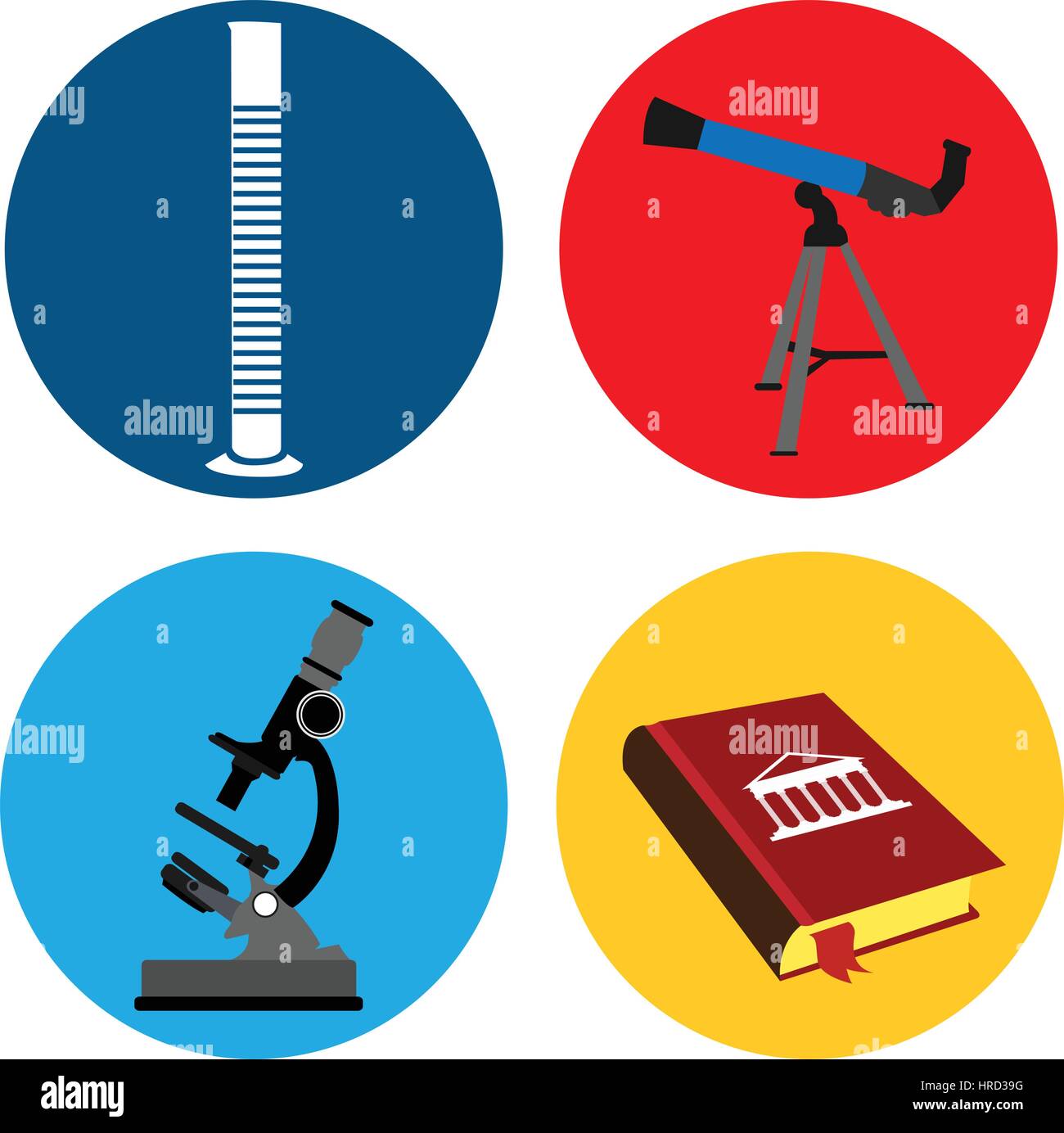 Isolated test tube school Cut Out Stock Images & Pictures - Alamy