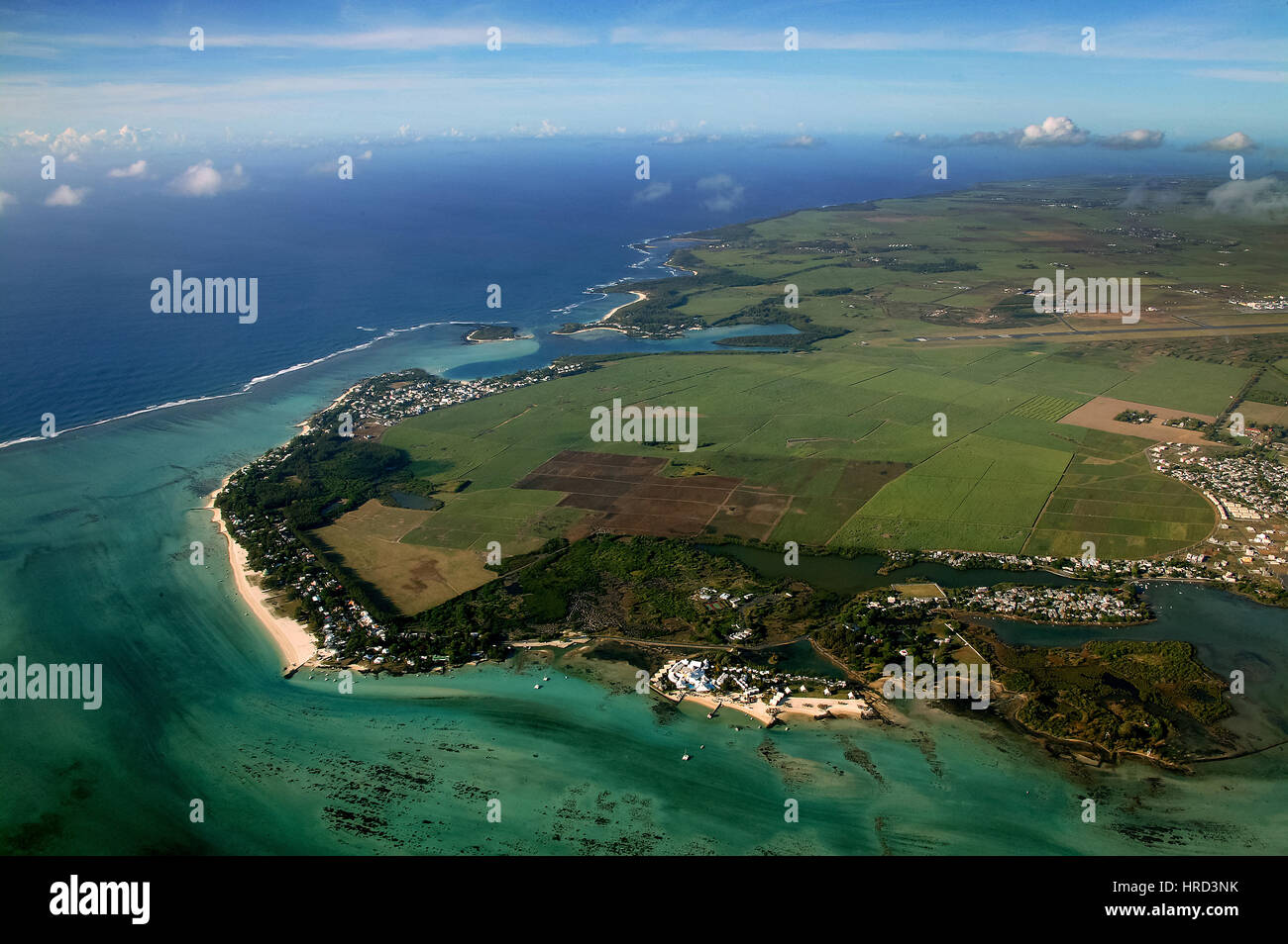 Mauritius, aerial photo, beach hotel, tamarin bay, Mauritius, tamarin ...