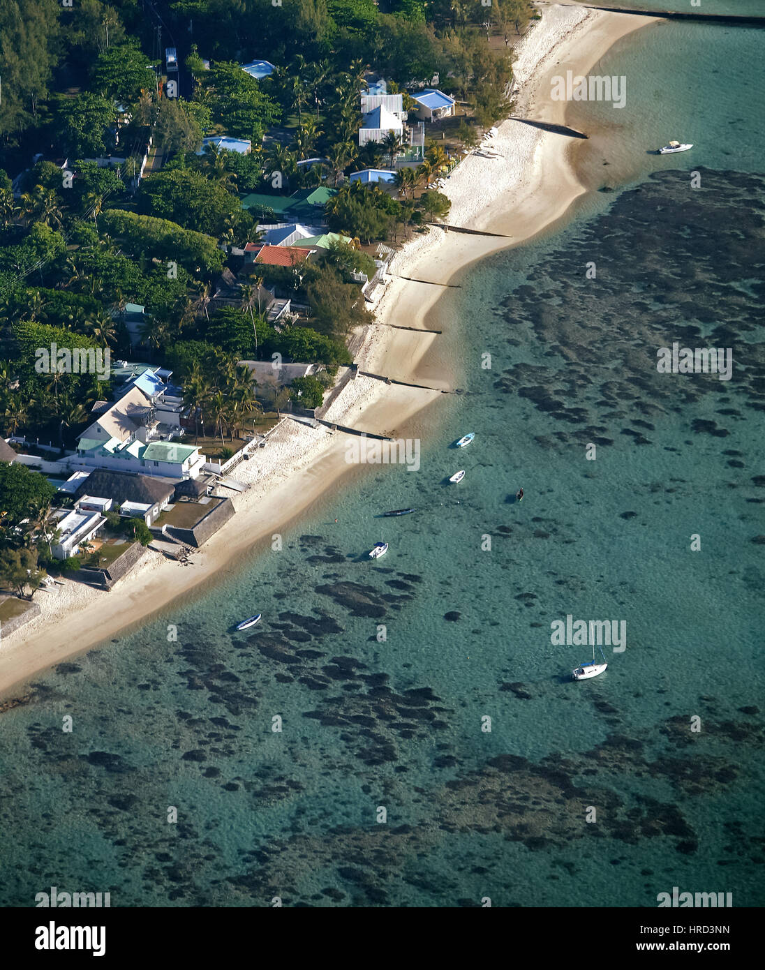 Mauritius, aerial photo, beach hotel, tamarin bay, Mauritius, tamarin ...