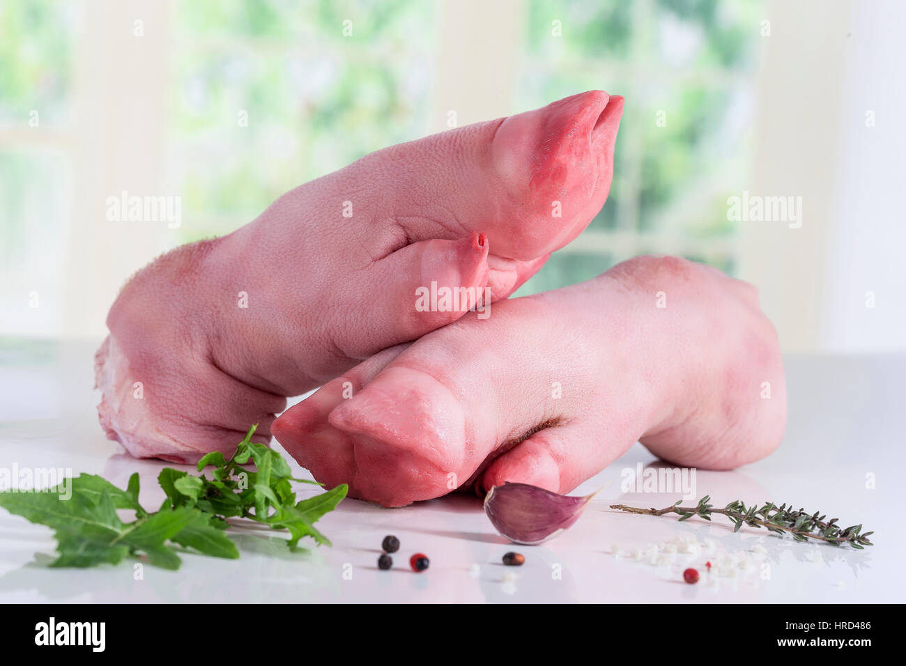 Pig feet hi-res stock photography and images - Alamy