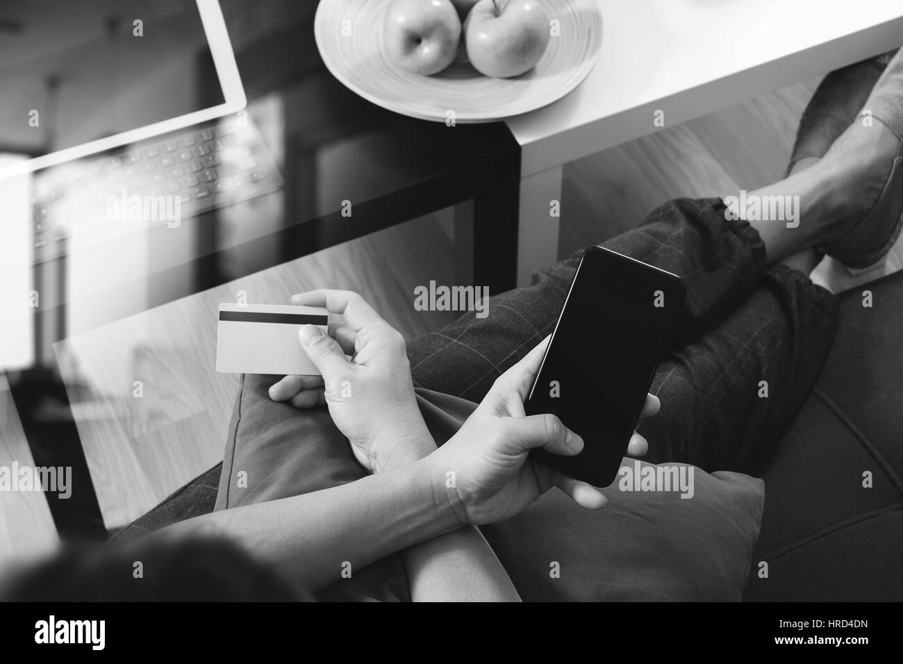Credit card service Black and White Stock Photos & Images - Alamy