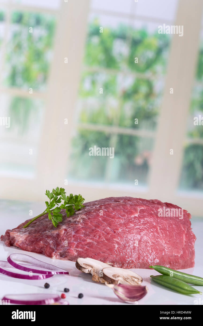 Raw beef roast hi-res stock photography and images - Alamy