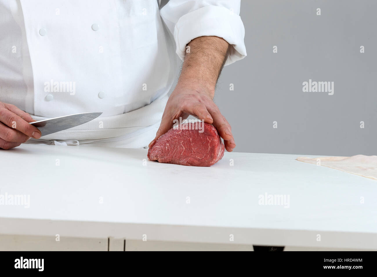 Hand Meat Butcher High Resolution Stock Photography and Images - Alamy