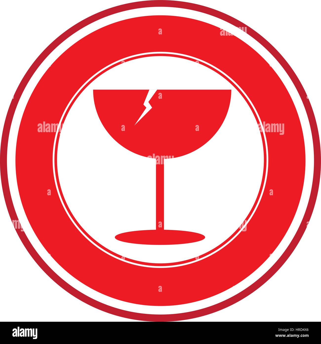 Broken glass heart Stock Vector Images - Alamy