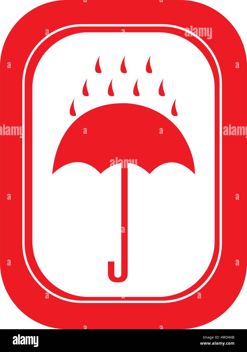 Rain guard Stock Vector Images - Alamy