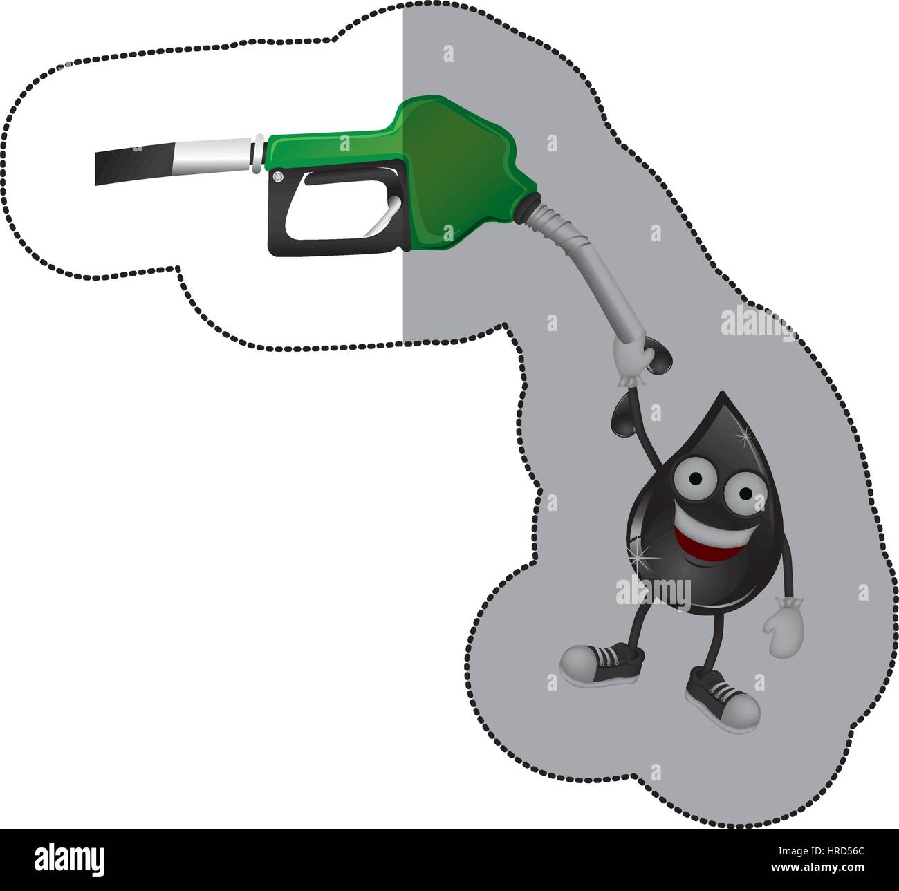 color nozzle with dark gray drop Stock Vector Image & Art - Alamy