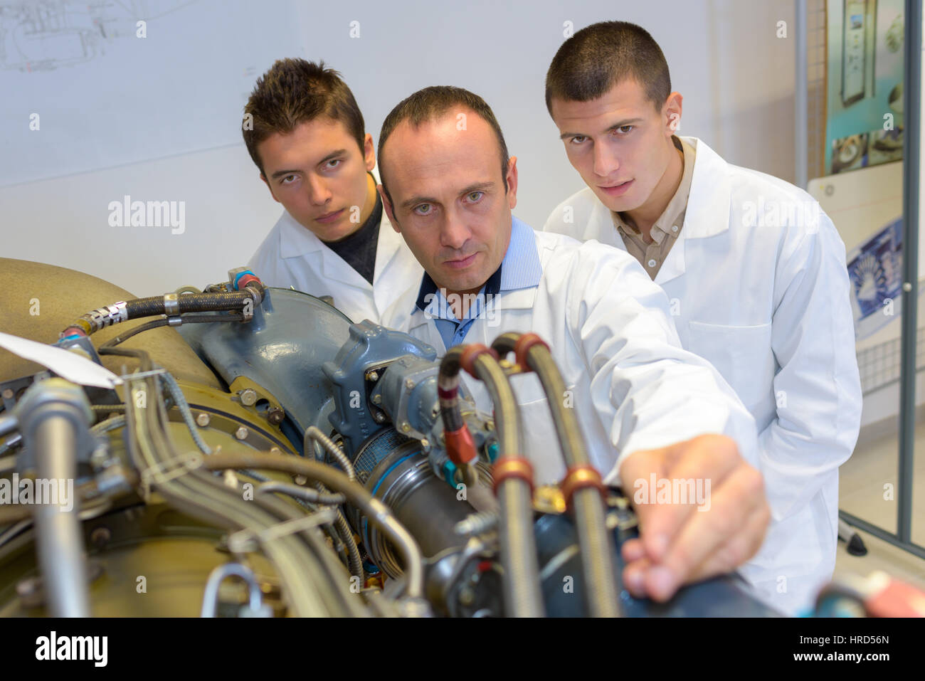 materials engineers studying the system Stock Photo - Alamy