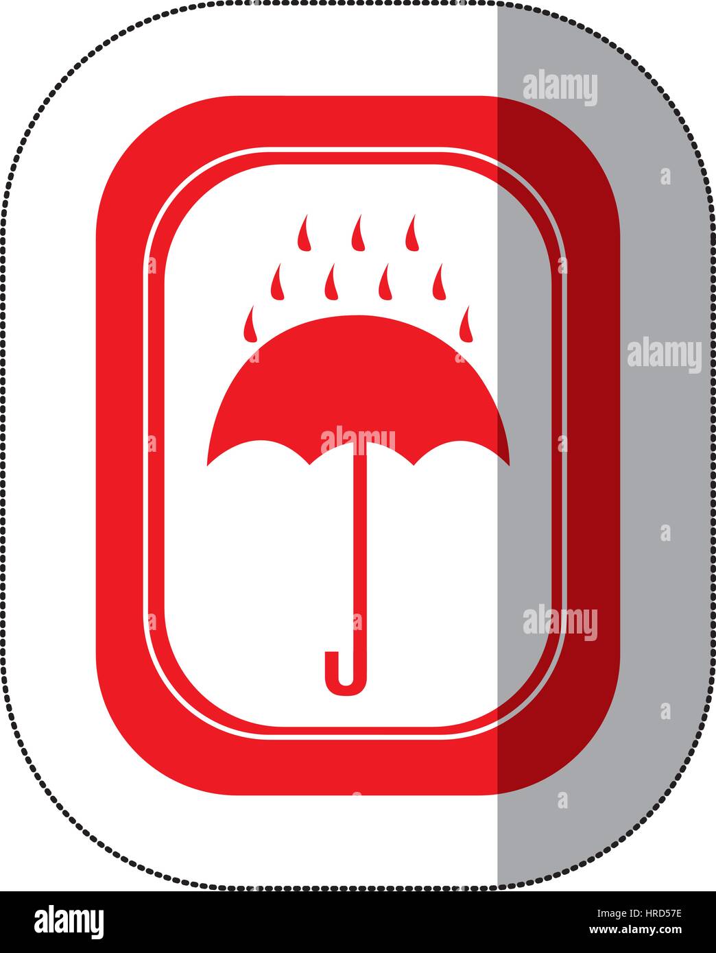 Rain guard Stock Vector Images - Alamy