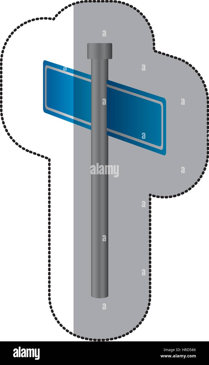 Empty blue board metal Stock Vector Images - Alamy