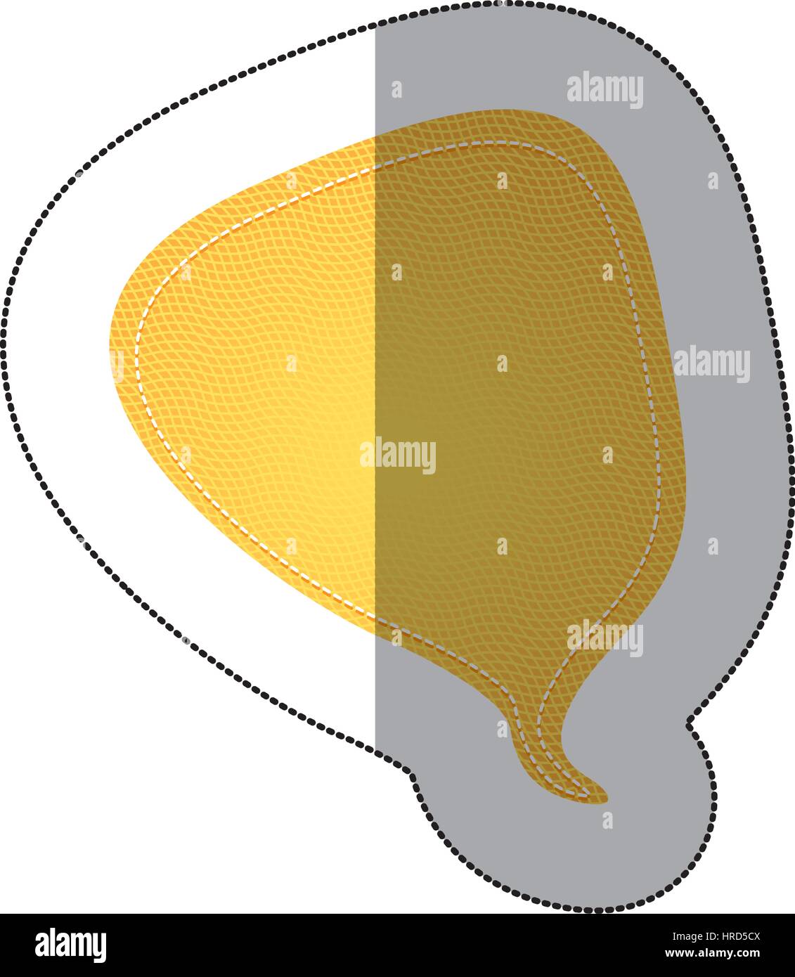 yellow drop chat bubble icon Stock Vector Image & Art - Alamy