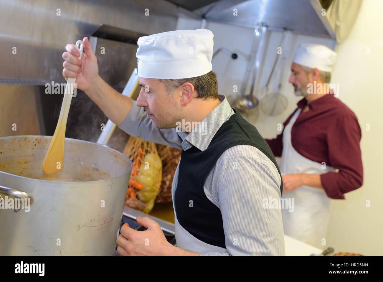 mixing the recipe Stock Photo - Alamy