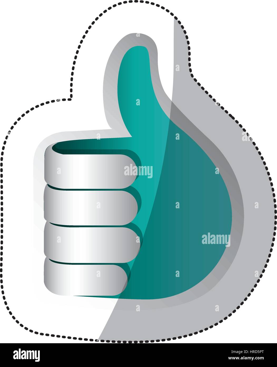 blue hand making the good sign icon Stock Vector Image & Art - Alamy