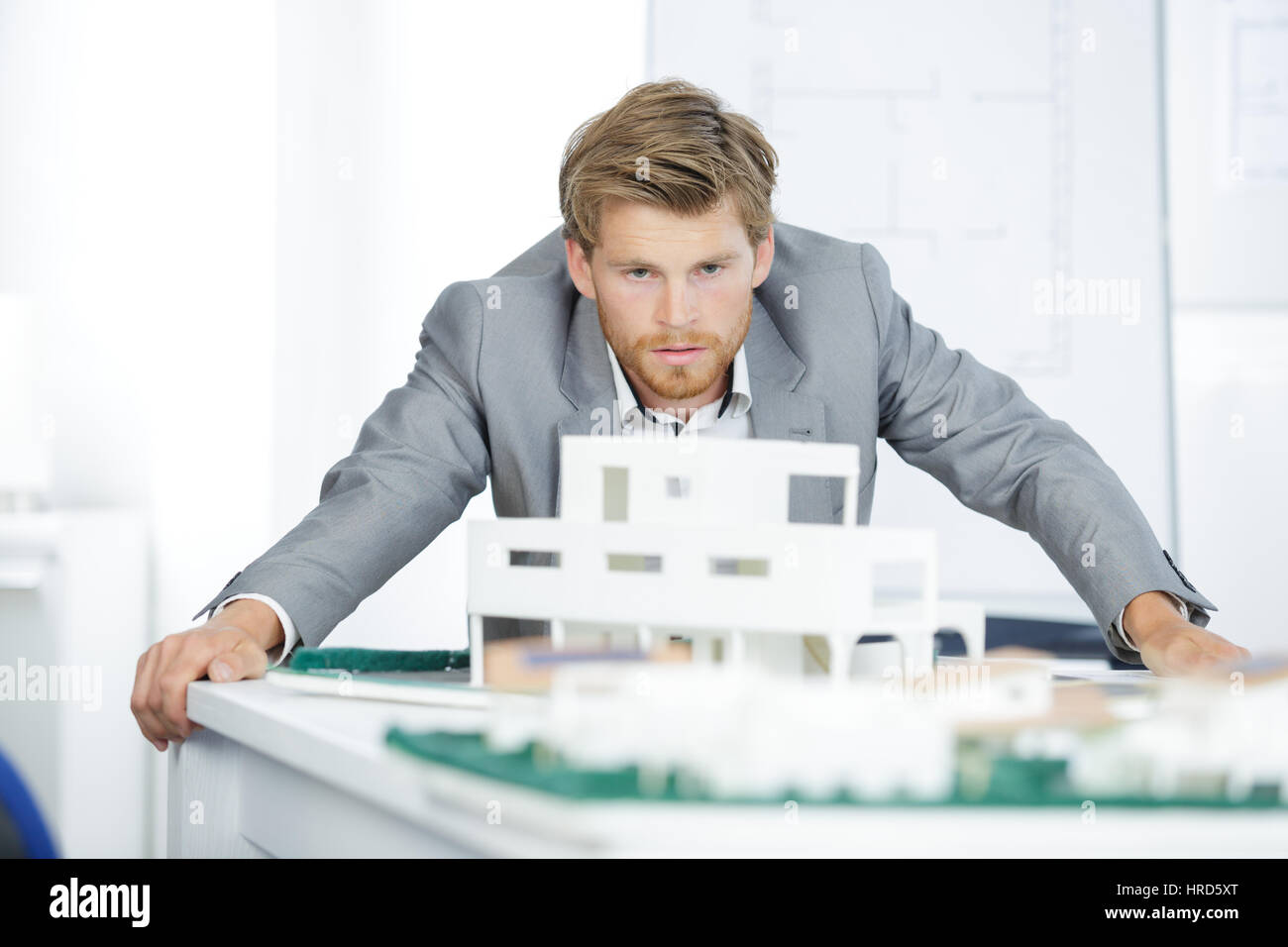 Man viewing model development Stock Photo - Alamy