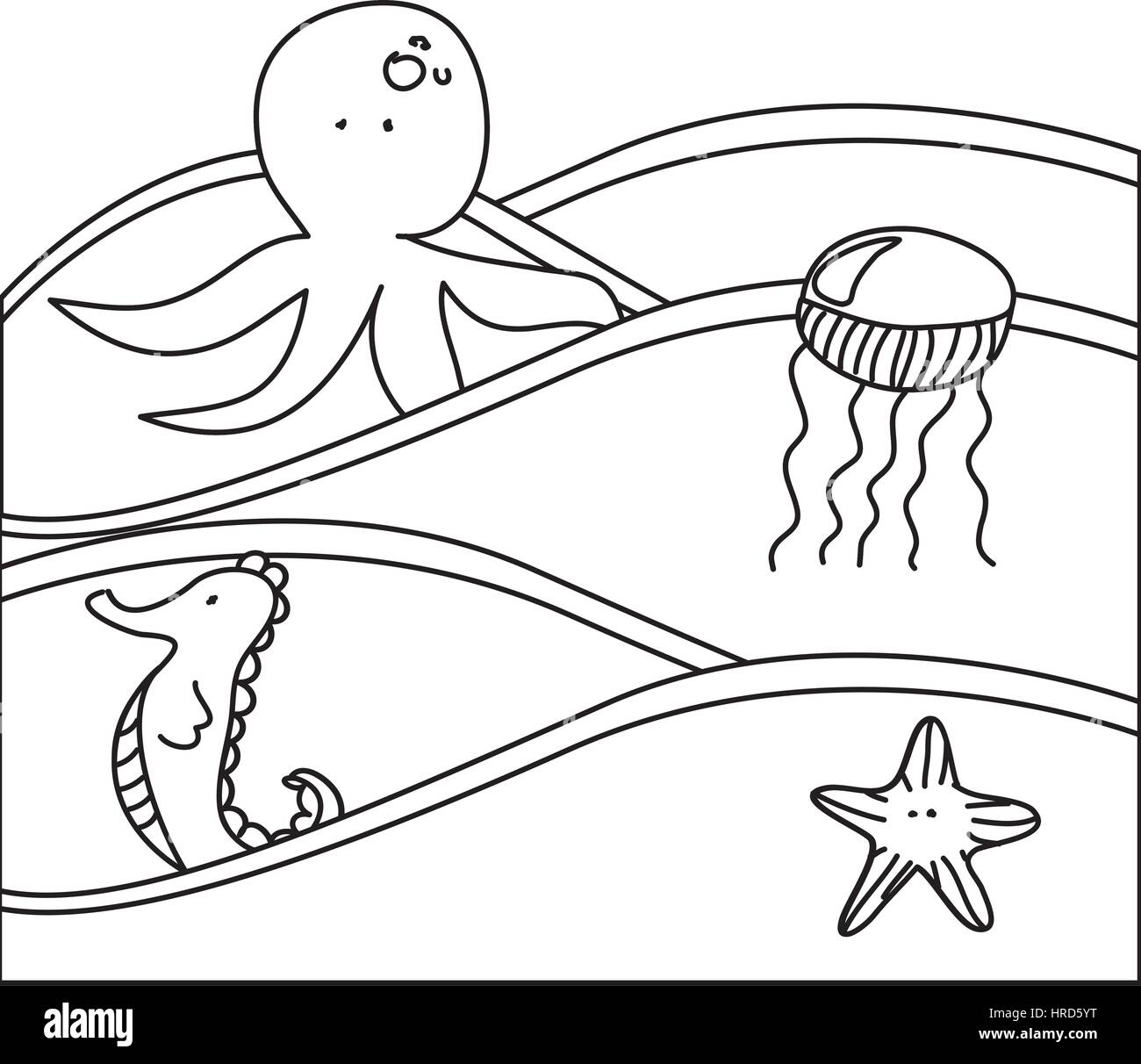 Reef fish lobster octopus hi-res stock photography and images - Alamy