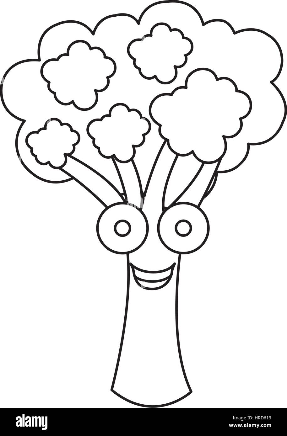 Kawaii garden illustration Black and White Stock Photos & Images - Alamy