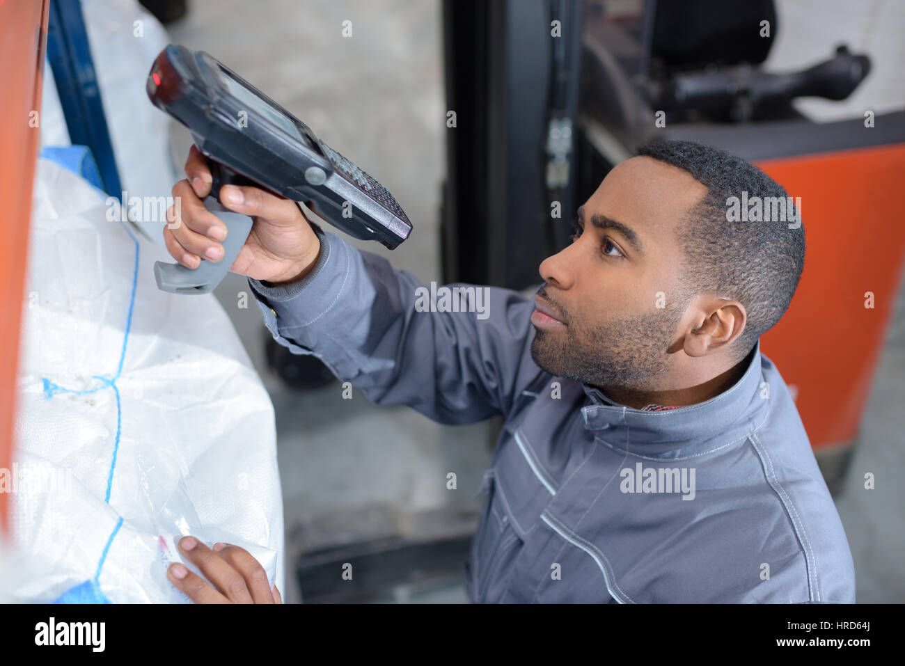 Handheld scanner hi-res stock photography and images - Alamy