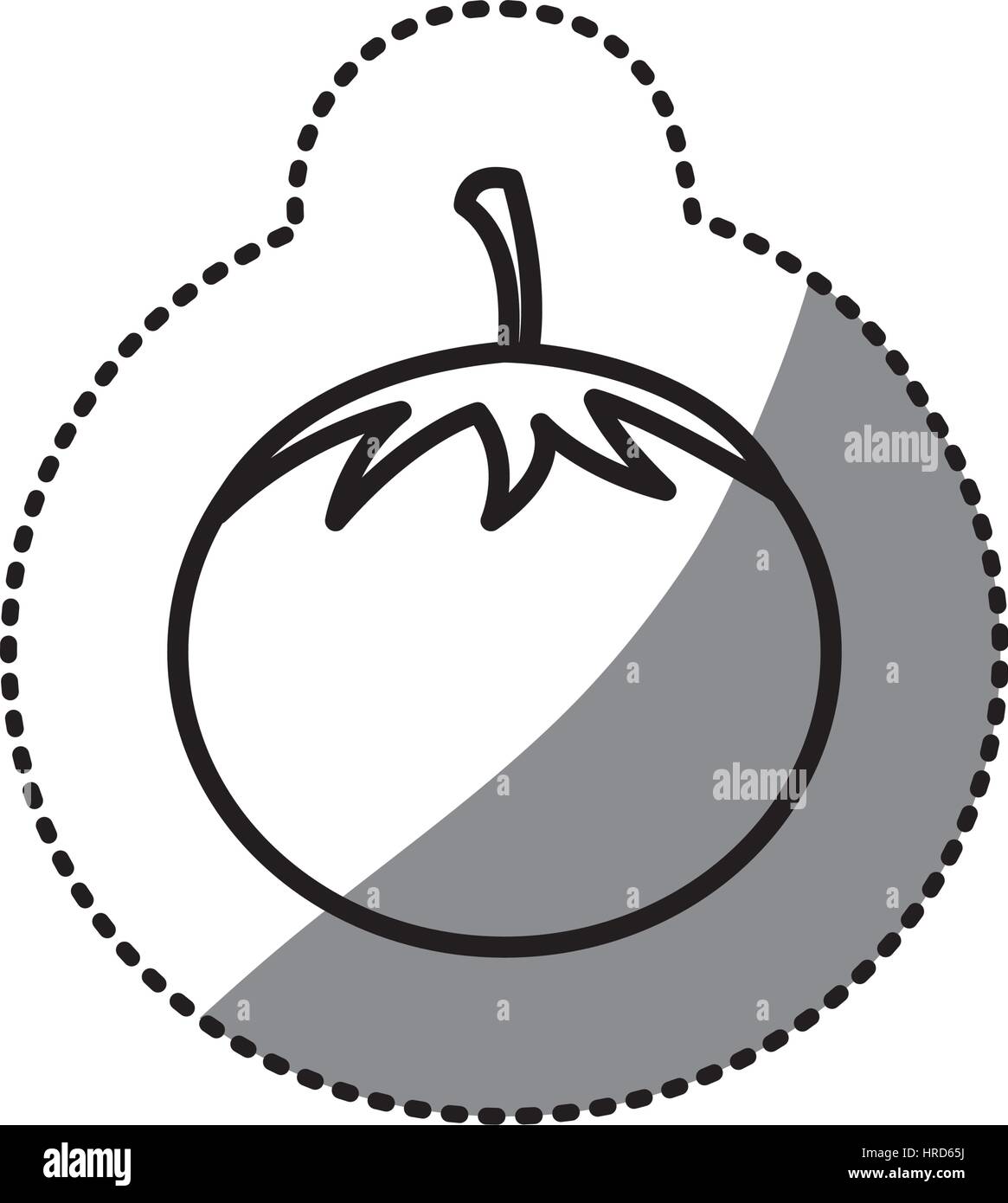 figure vegetable tomato icon Stock Vector Image & Art - Alamy