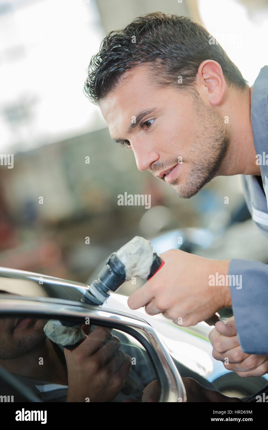 Mechanic buff hi-res stock photography and images - Alamy