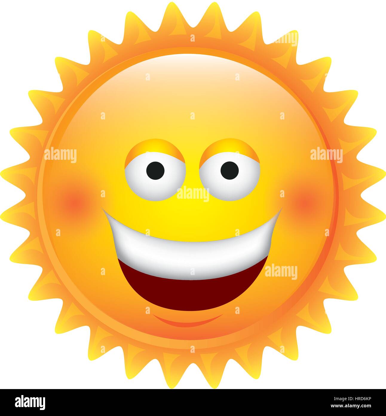 Happy laughing sunshine Stock Vector Images - Alamy