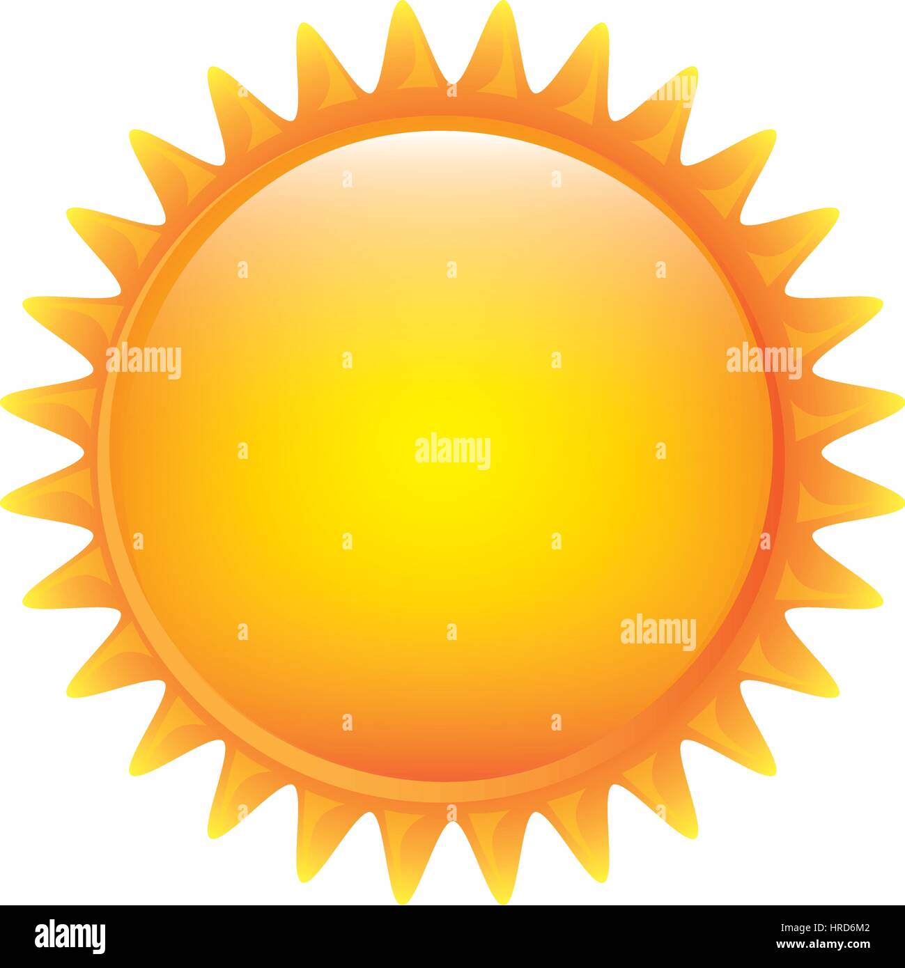 yellow sticker sun icon Stock Vector Image & Art - Alamy