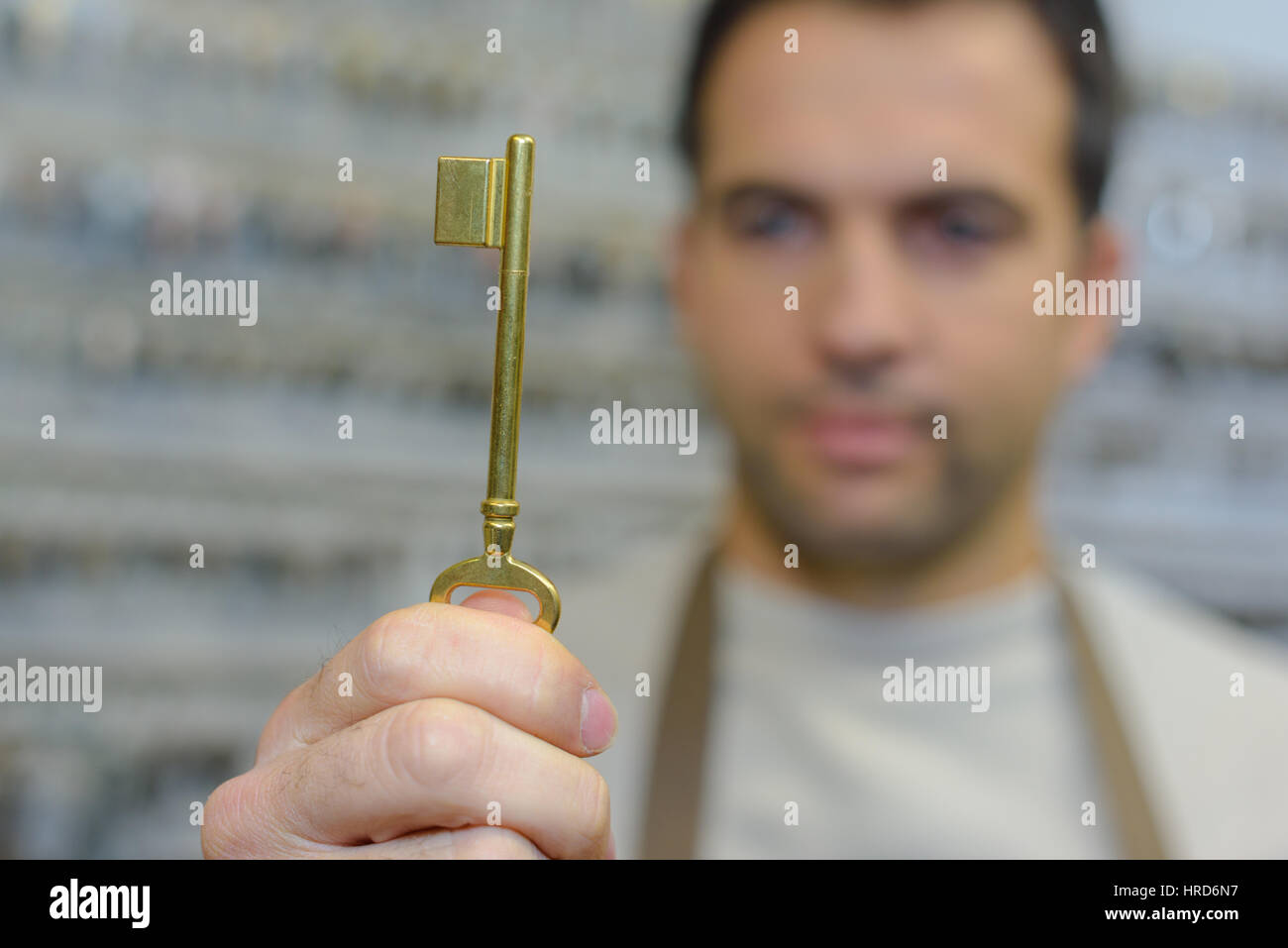 showing the key Stock Photo - Alamy