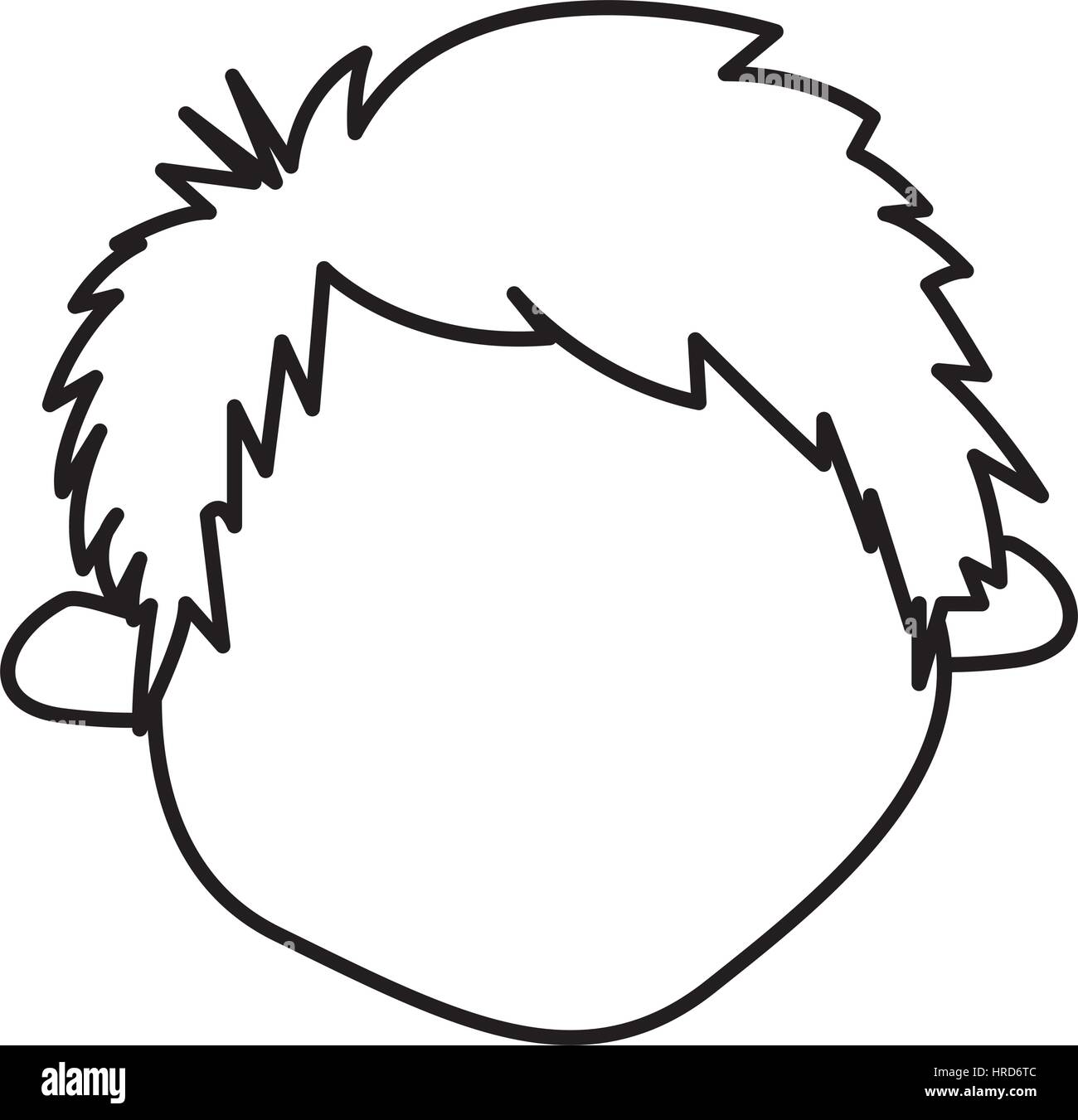 figure sticker face boy icon Stock Vector Image & Art - Alamy