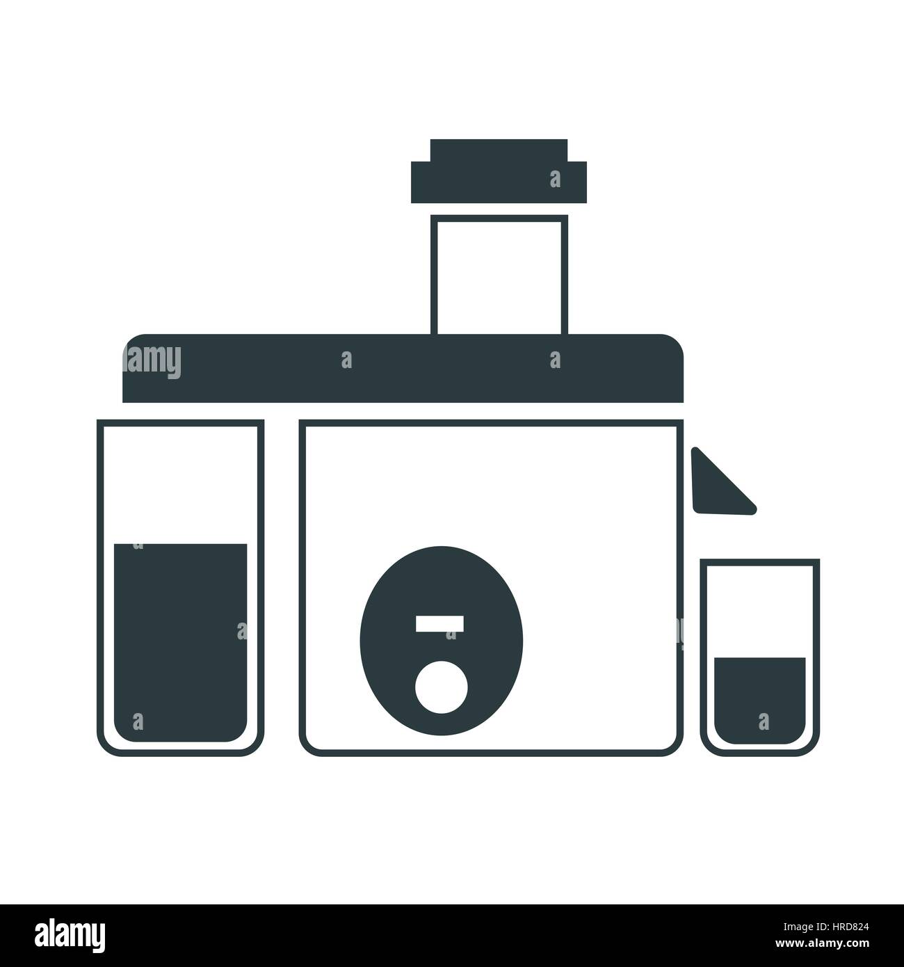 Juicer machine icon black Cut Out Stock Images & Pictures - Alamy