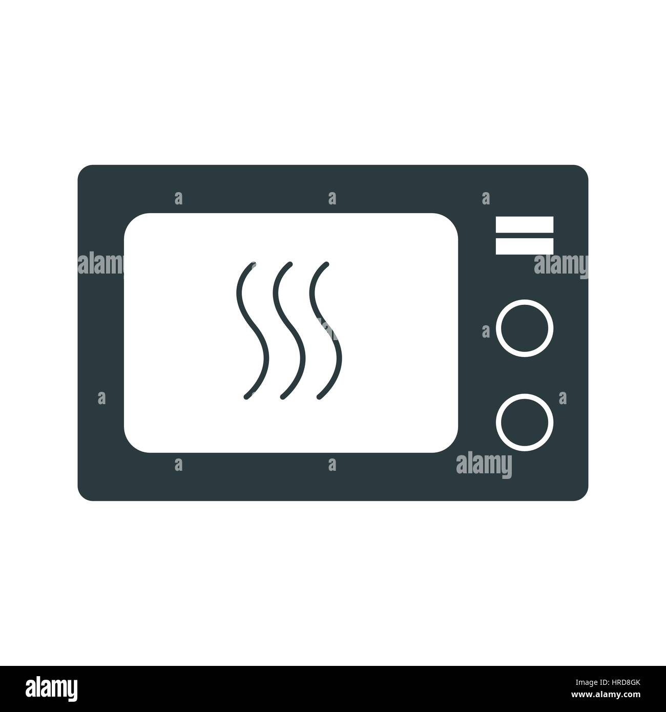 A gray microwave oven icon Stock Vector Image & Art - Alamy
