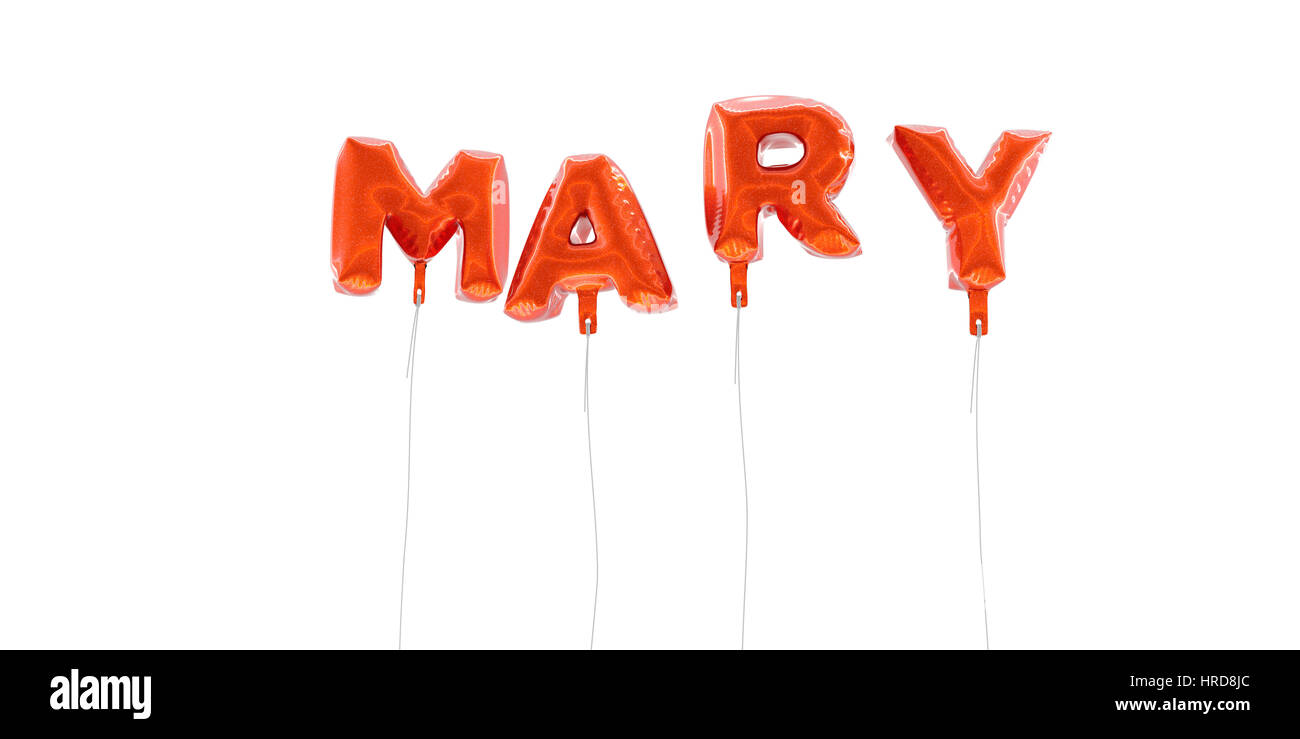 Mary typography Cut Out Stock Images & Pictures - Alamy