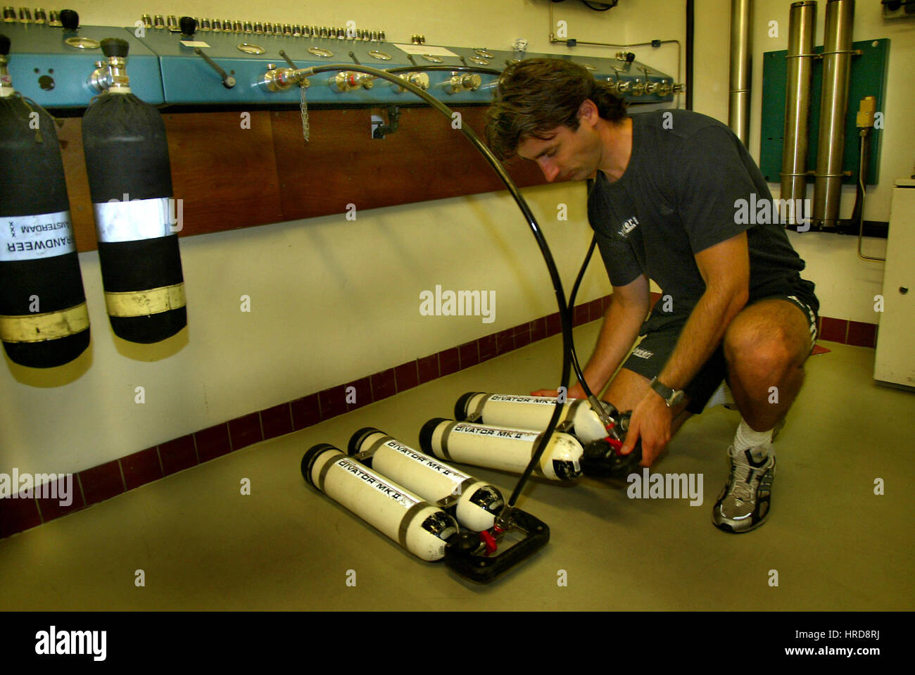 divers at work Stock Photo - Alamy
