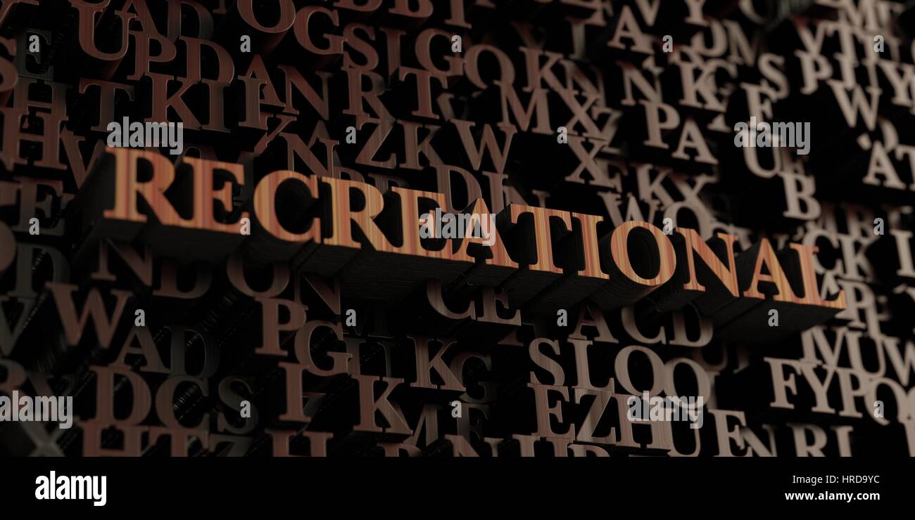 Recreational - Wooden 3D rendered letters/message. Can be used for an ...