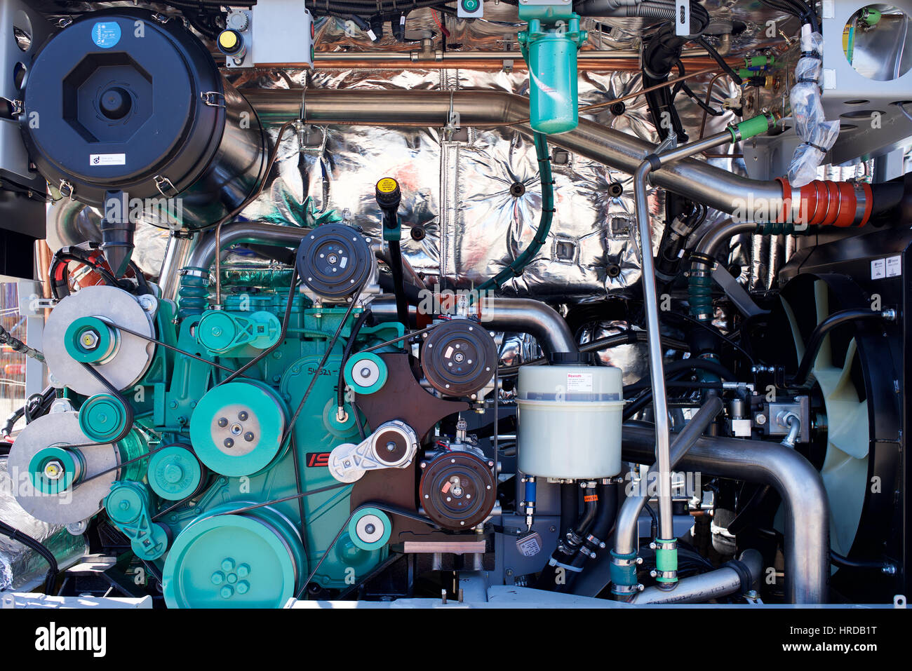 Abstract engine detail at The Port of Southampton, Hampshire, England ...