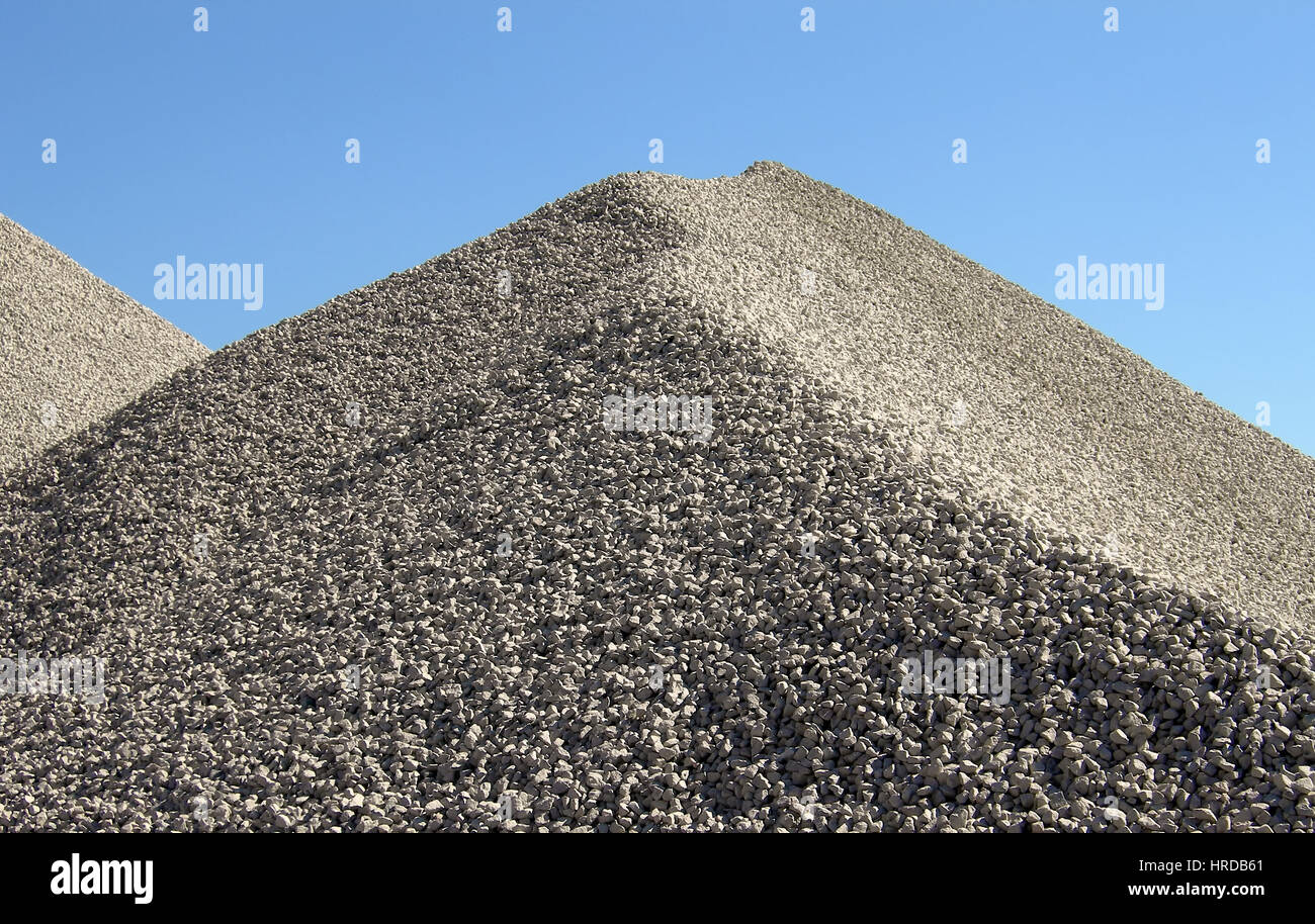 Ballast pile at The Port of Southampton, Hampshire, England Stock Photo ...