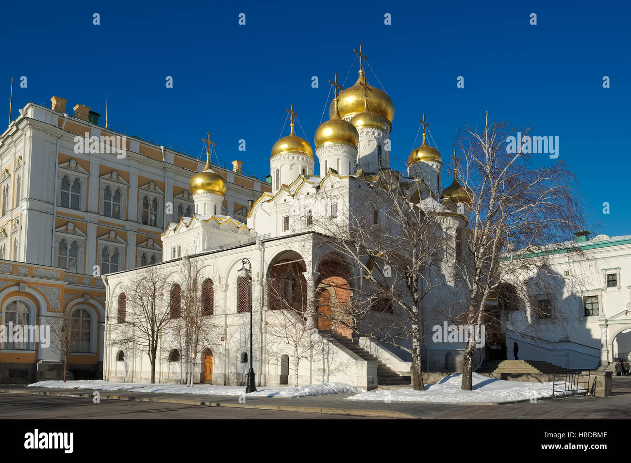 Moscow Kremlin, Cathedral Square, view of the Cathedral of the ...