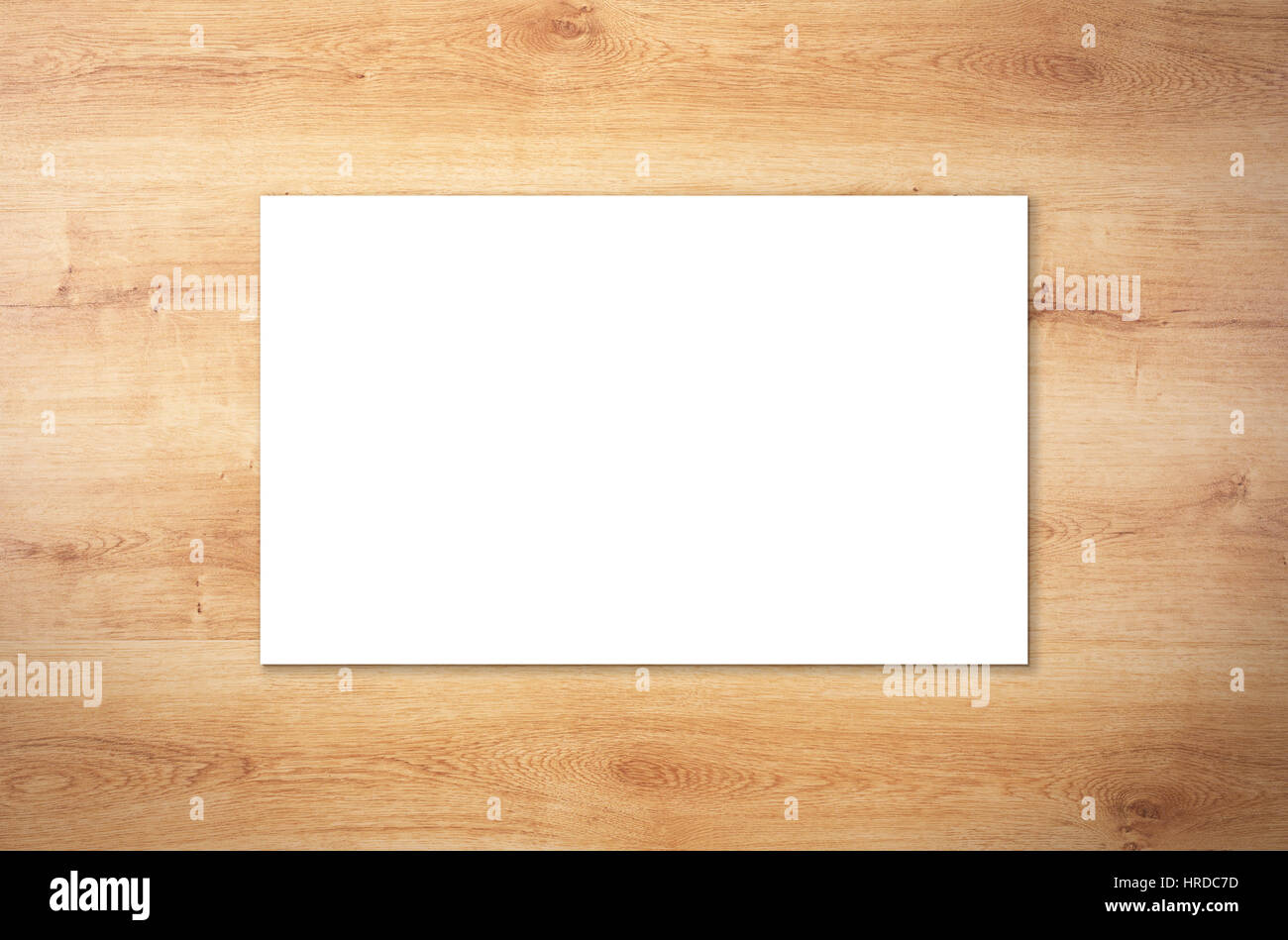 white blank name card or business card Stock Photo - Alamy
