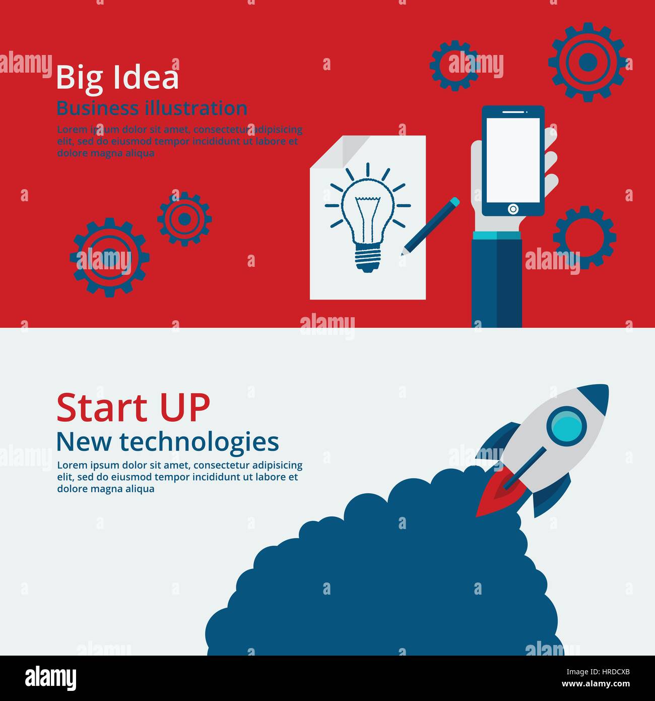 Vector rocket launch Stock Vector Images - Alamy