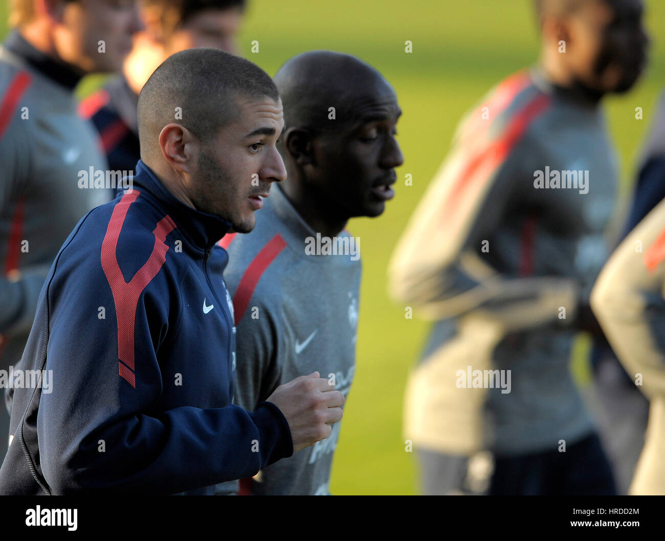 20110324: LUXEMBOURG, LUXEMBOURG : French national soccer team players ...