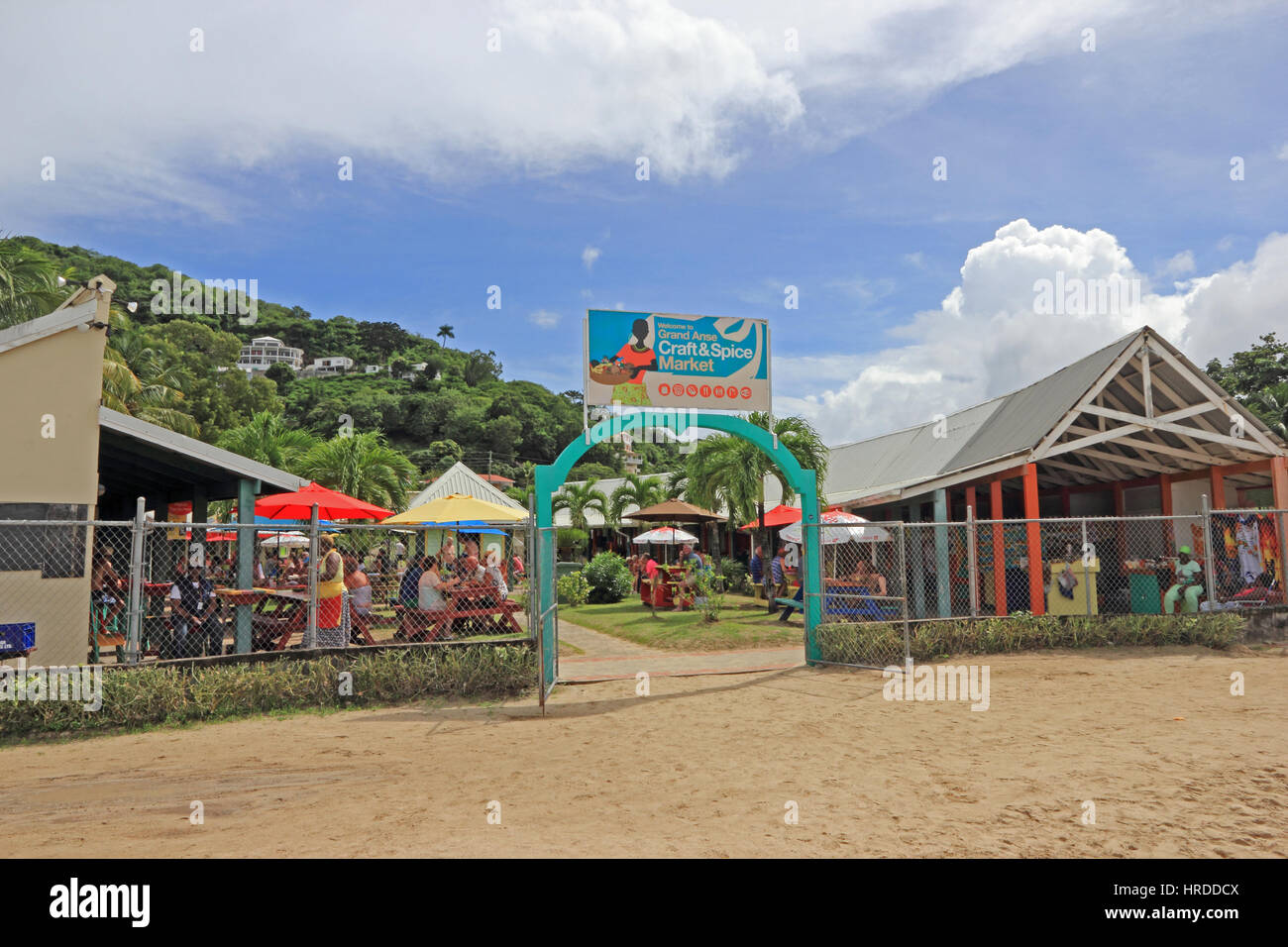 Caribbean grenada spice market hi-res stock photography and images - Alamy