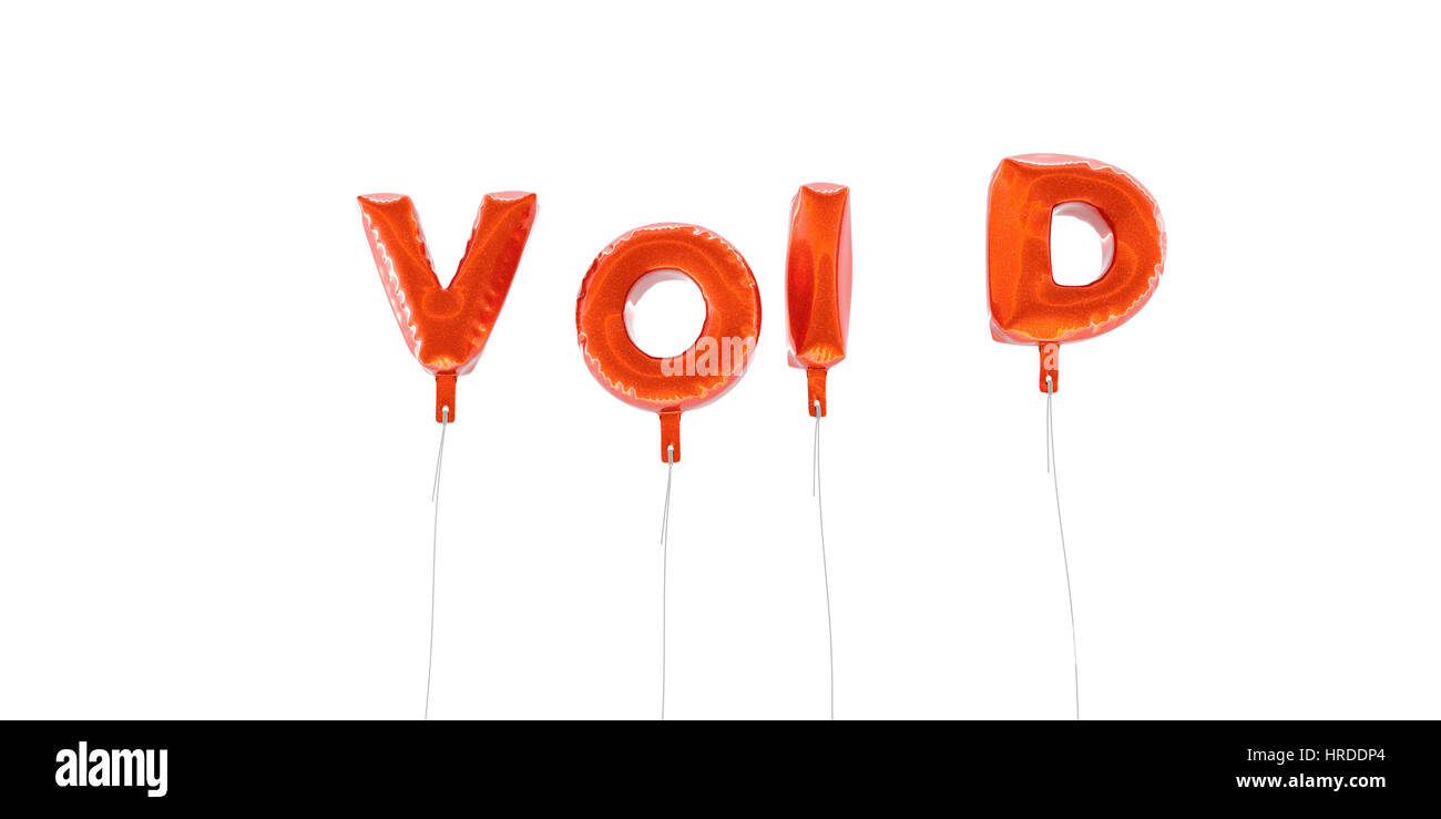 Word void Cut Out Stock Images & Pictures - Alamy