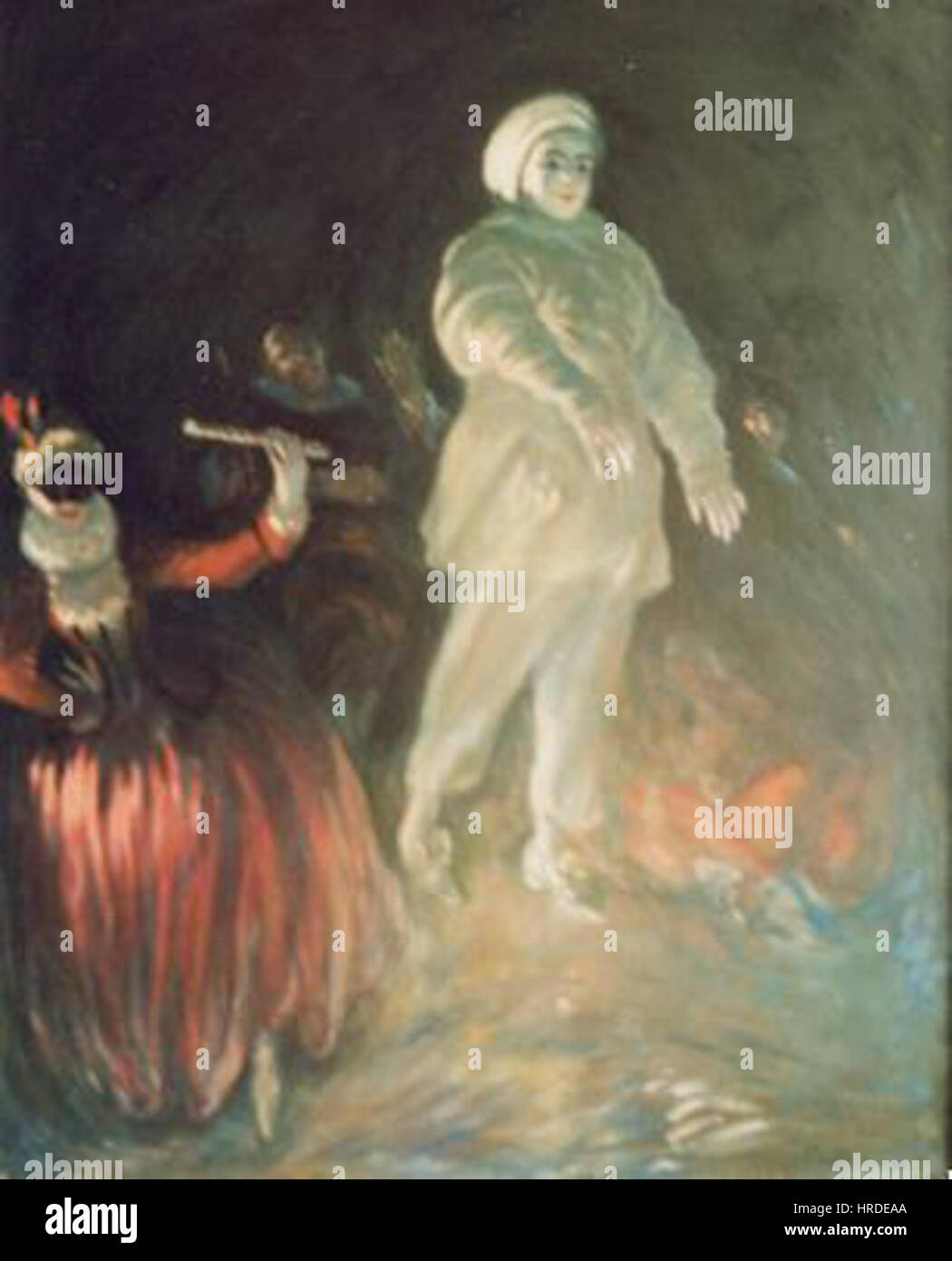 'Evocation de Gilles' is a painting that portrays a vivid and emotional ...