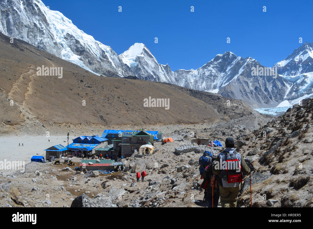 Gorak Shep Nepal Stock Photo - Alamy