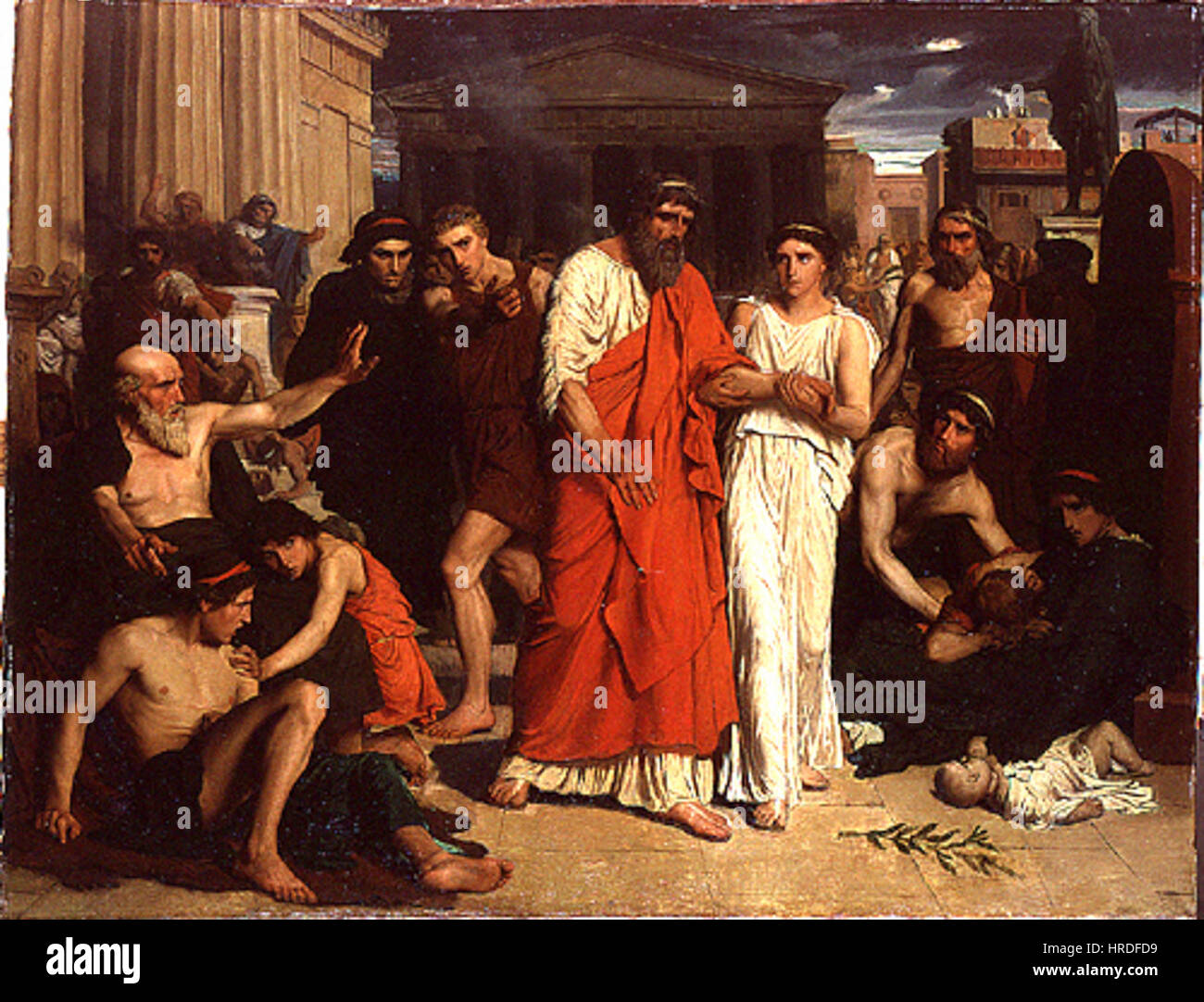 Damery Oedipe et Antigone Stock Photo - Alamy