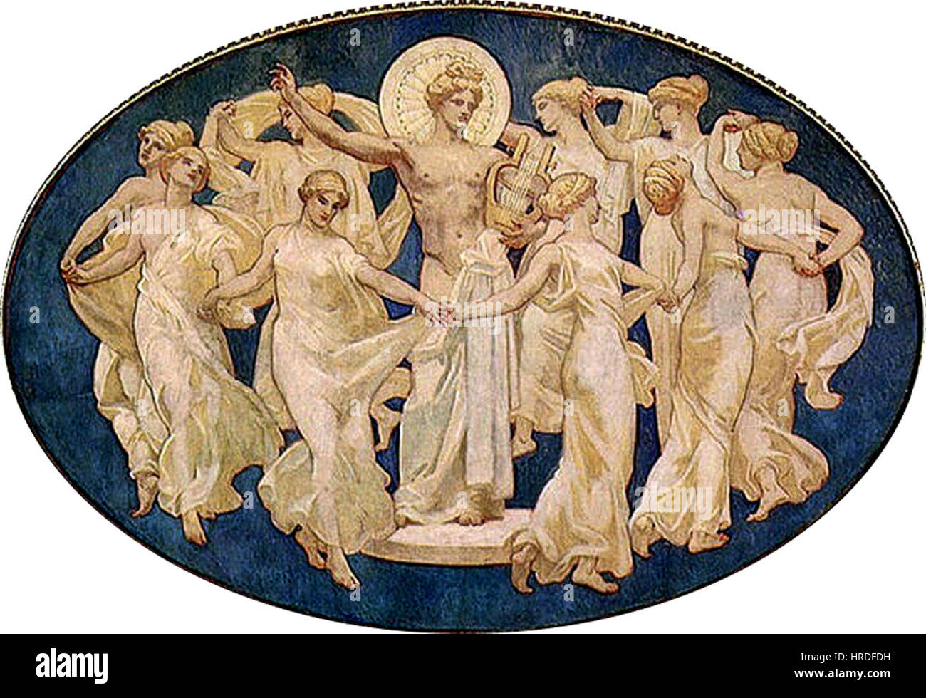 Apollo and the Muses by John Singer Sargent (1921 Stock Photo - Alamy