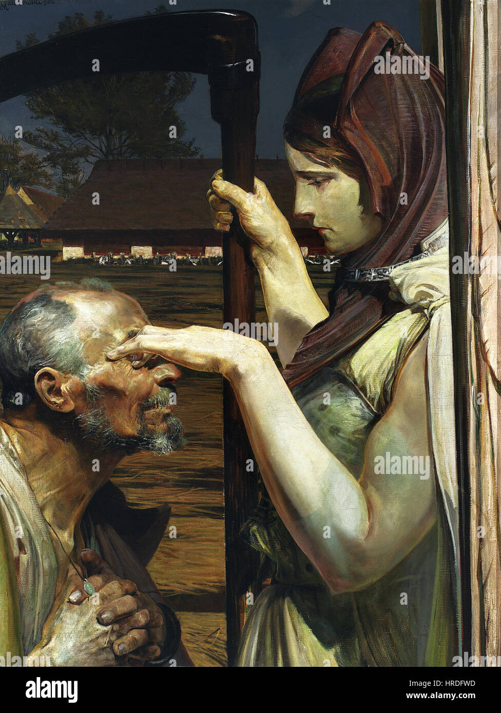 *Death* by Malczewski is a symbolic painting that depicts the figure of ...