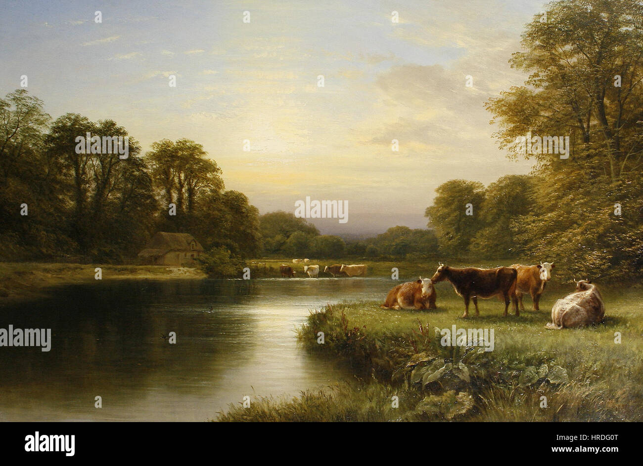 Pastoral scene 1800s hi-res stock photography and images - Alamy
