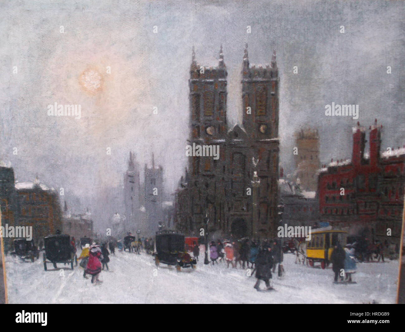 Antal Berkes’ 'Westminster Abbey' depicts the iconic Gothic ...
