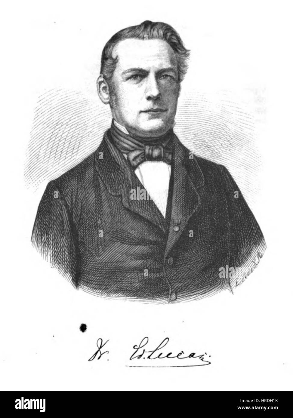 Ed Lucas portrait 1868 Stock Photo - Alamy